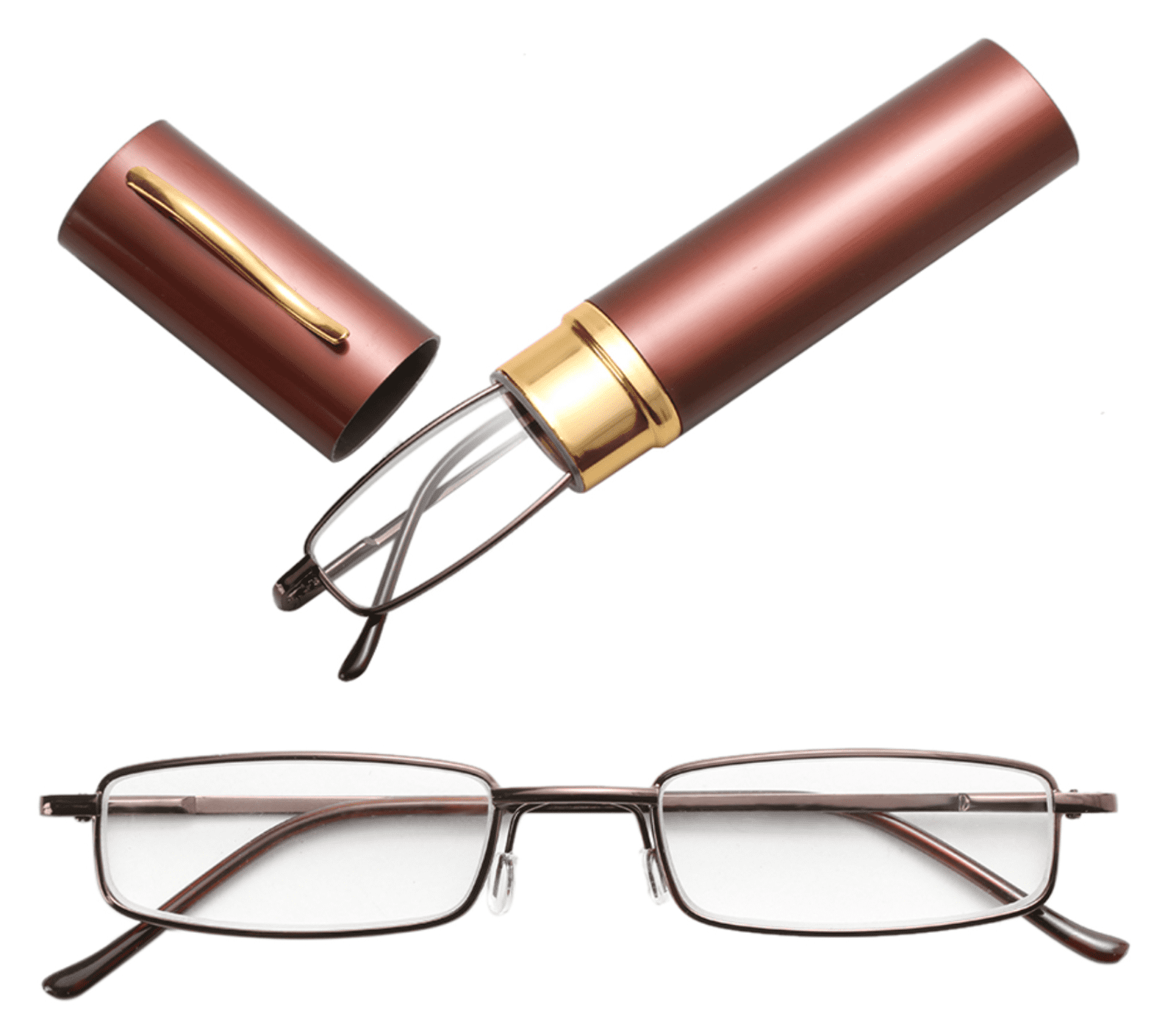 Classic HD Spring Compact Reading Glasses Readers Travel Slim Design ...