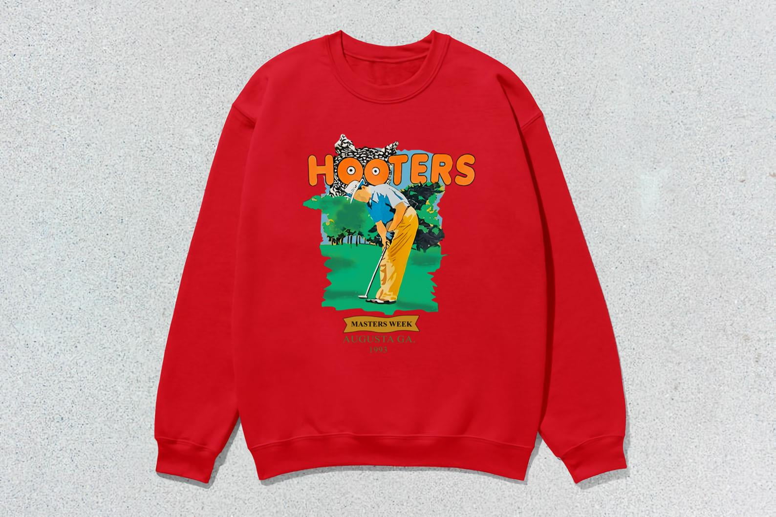Classic HOOTERS Masters Week 1993 Vintage Golf T-Shirt - White ...