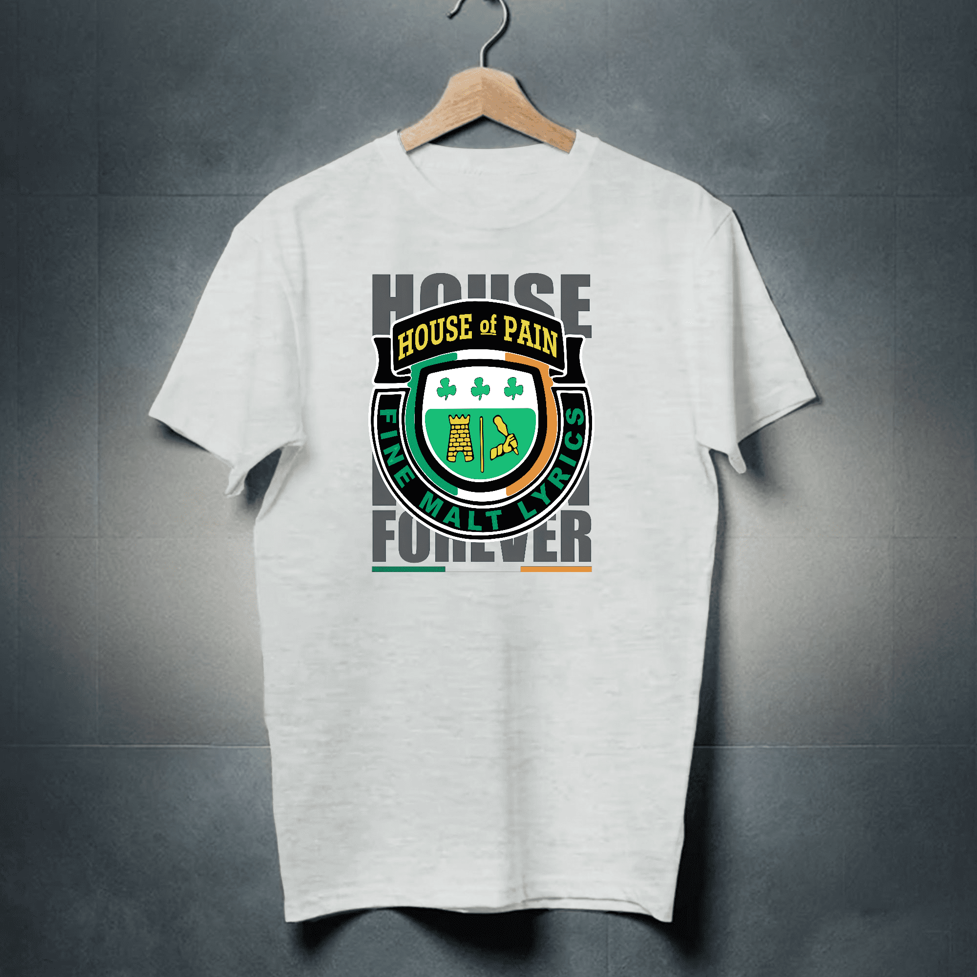 Classic HOUSE OF PAIN FINE MALT LYRICS EVERLAST DJ LETHAL WHITE T-SHIRT ...