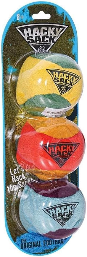 Classic Hacky Ball Foot Bag Kick Sack, Soft Fabric Material, Hand ...
