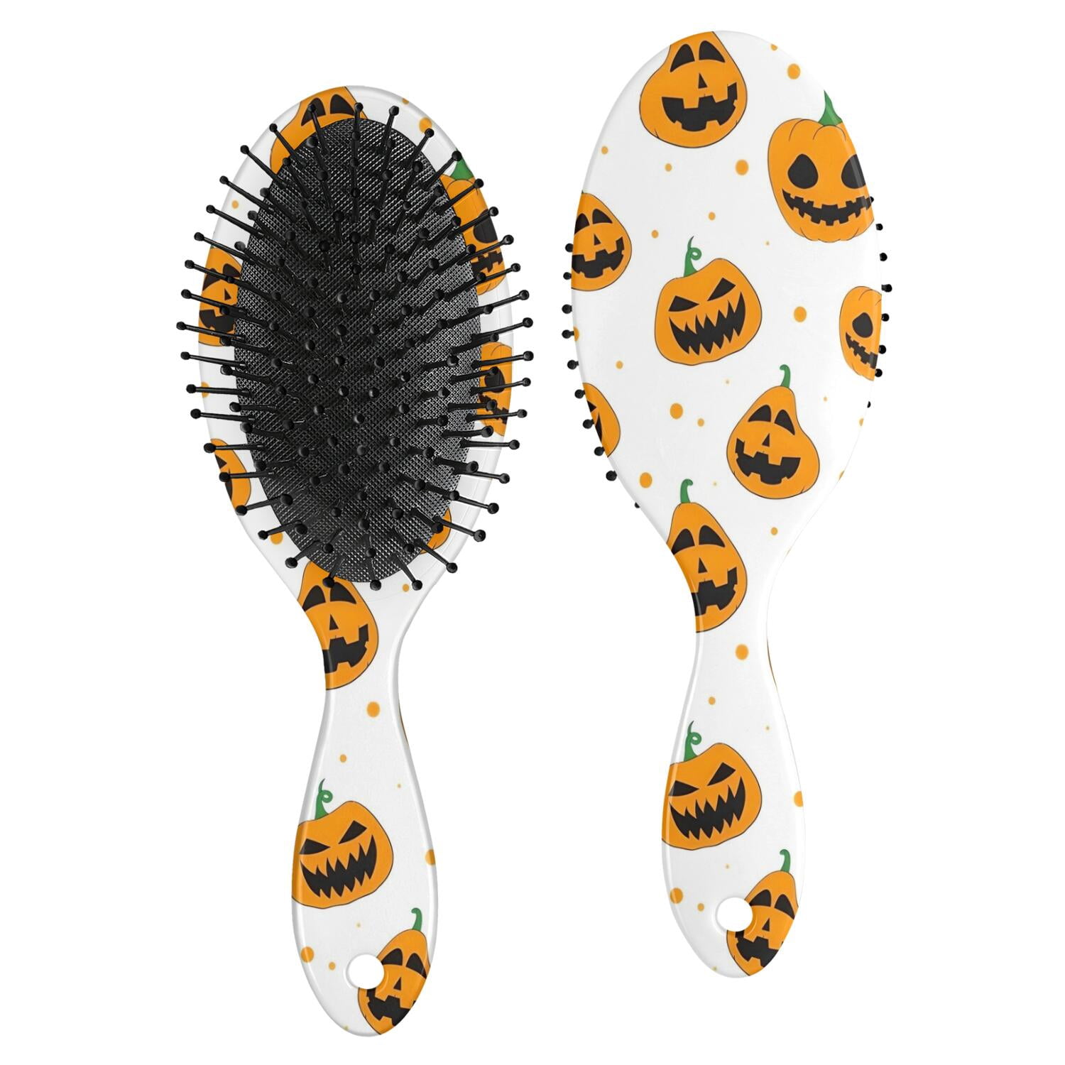 Classic Halloween Pumpkins Pattern Hair Brush,Girls Detangling Hair ...