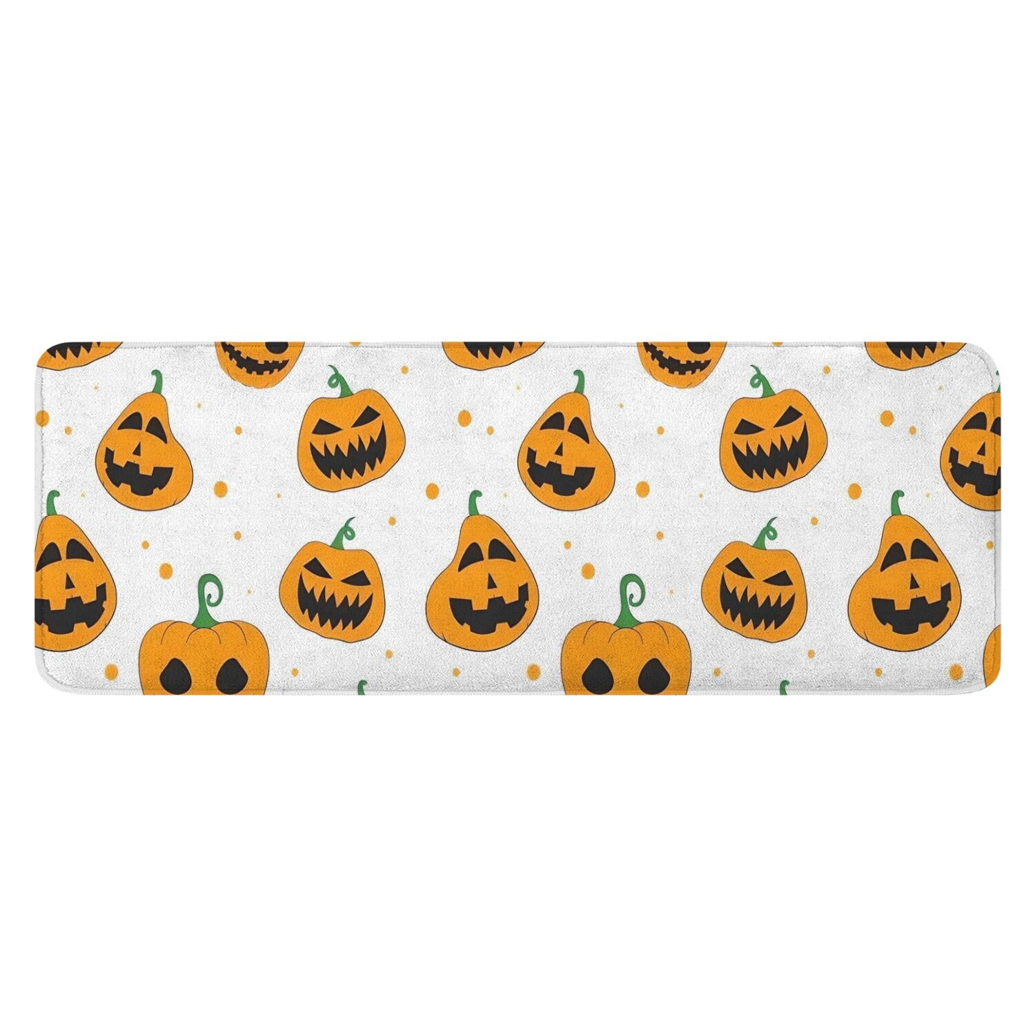 Classic Halloween Pumpkins Pattern Kitchen Rug Mat,Kitchen Runner Rugs ...