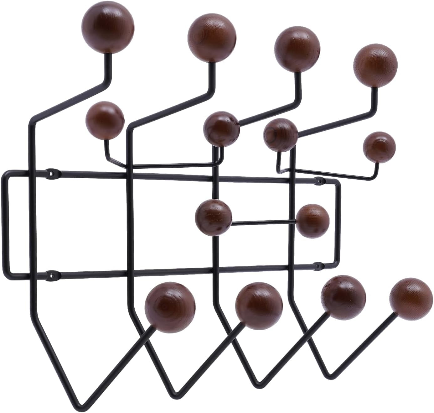 Classic Hang it All Coat Rack, Mid Century Modern Wall Mounted Coat ...