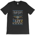 Classic Hanukkah Themed Jewish Holiday Celebration Graphic Design Art ...