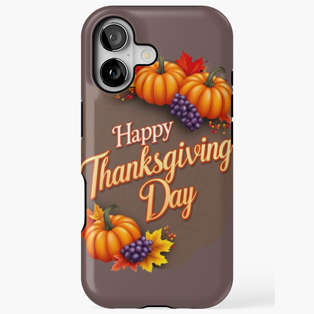 Classic Happy Thanksgiving Day Celebration Case for iPhone 17 11 12 13 ...