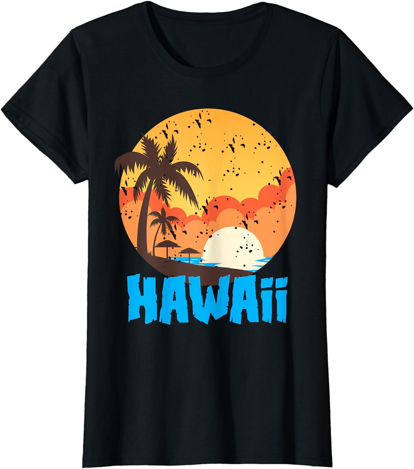 Classic Hawaiian Palm Beach Hawaii Souvenir T-Shirt - Walmart.com