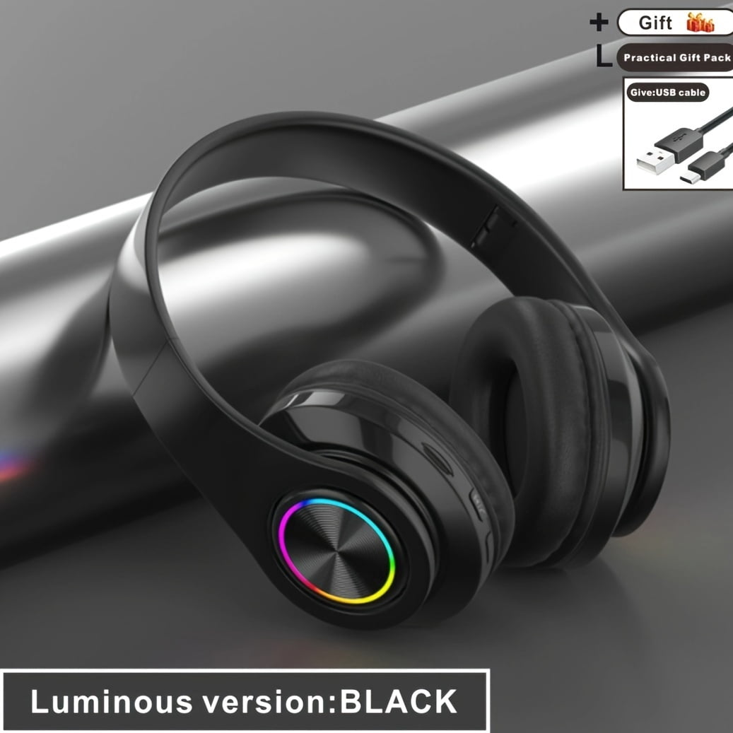 Classic Head-Mounted Colorful Flash All-Inclusive Ear B39 Wireless ...