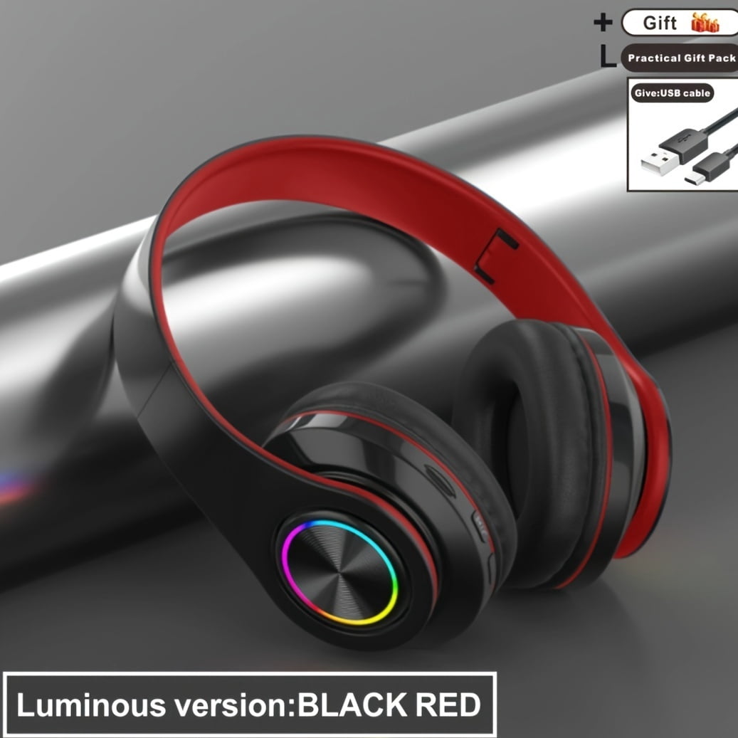 Classic Head-Mounted Colorful Flash All-Inclusive Ear B39 Wireless ...