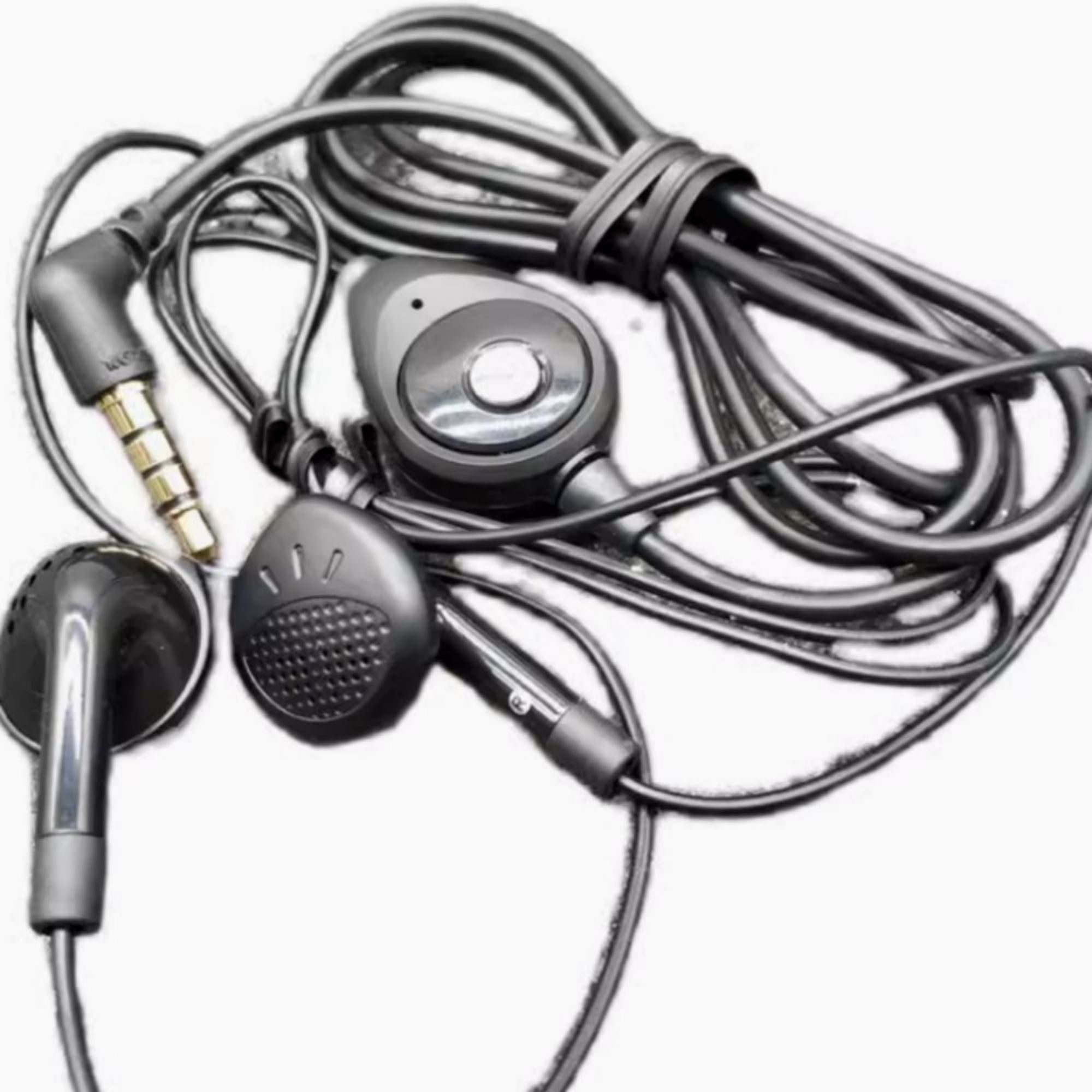 Classic Headphones Earbuds Black Headphones Wired Headphones - Walmart.com