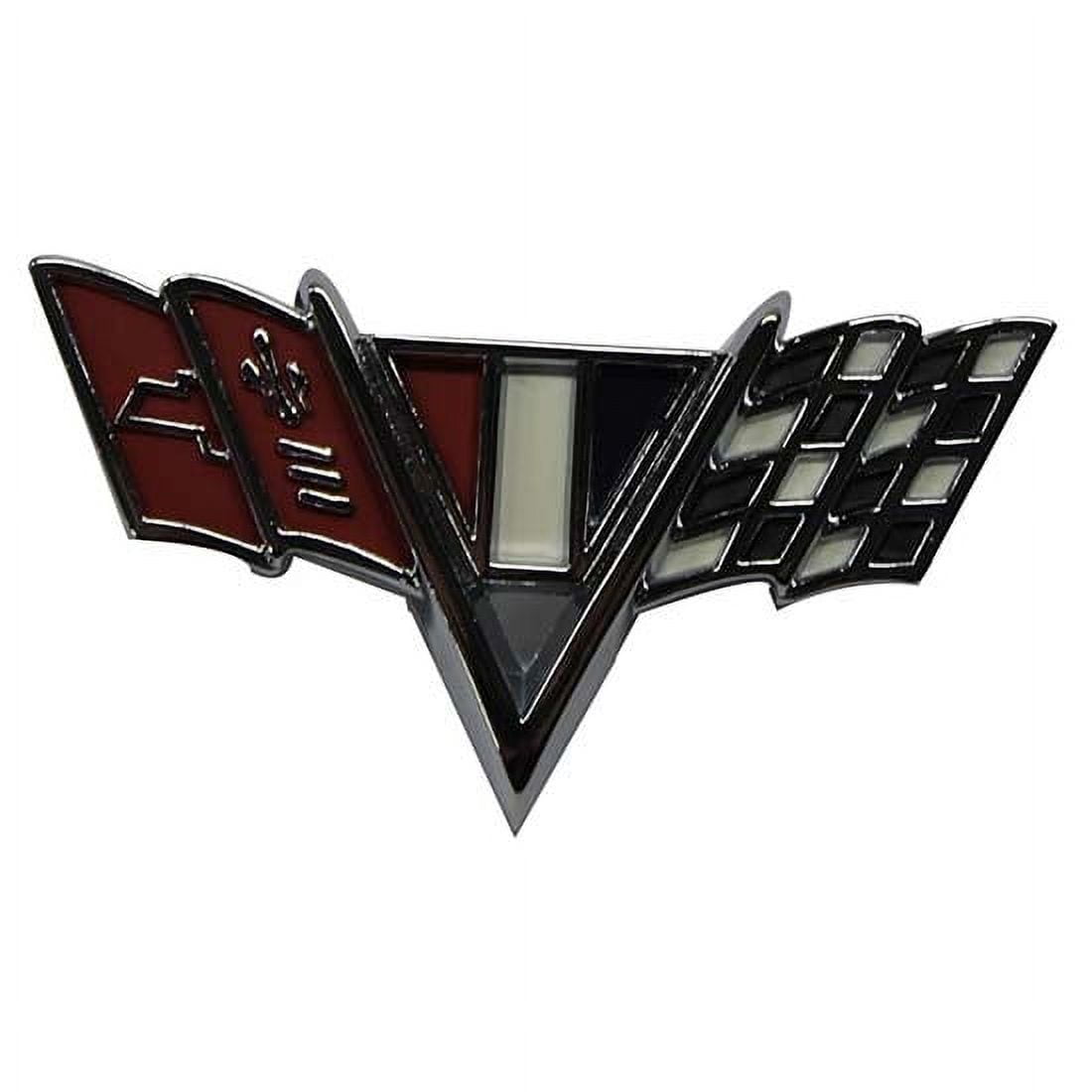 Classic Headquarters W-419 V-Flag Fender Emblem, Camaro/Nova/Chevelle ...
