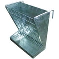 Classic Heavy Duty Metal 2 In 1 Goat Sheep Hay Feeder With Hook Over Design Mounts For Farm