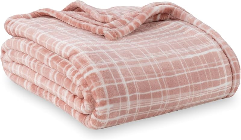 Classic Heavyweight Soft Printed Plush Throw Blanket, Cozy and Fuzzy ...