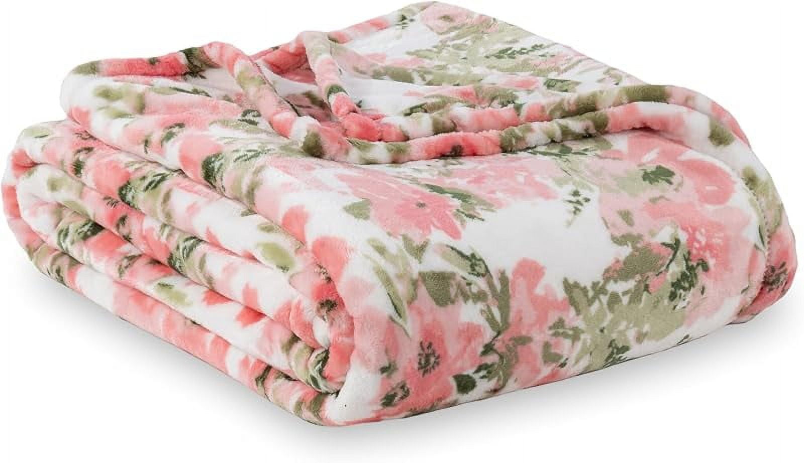 Classic Heavyweight Soft Printed Plush Throw Blanket, Cozy and Fuzzy ...