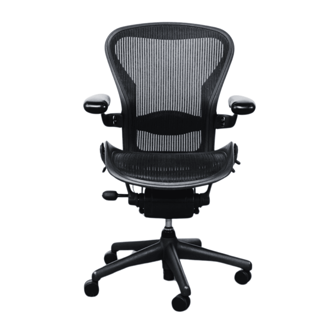 Classic Herman Miller Aeron (𝙍𝙚𝙛𝙪𝙧𝙗𝙞𝙨𝙝𝙚𝙙) Office Chair - Fully Adjustable - Size B Medium ...