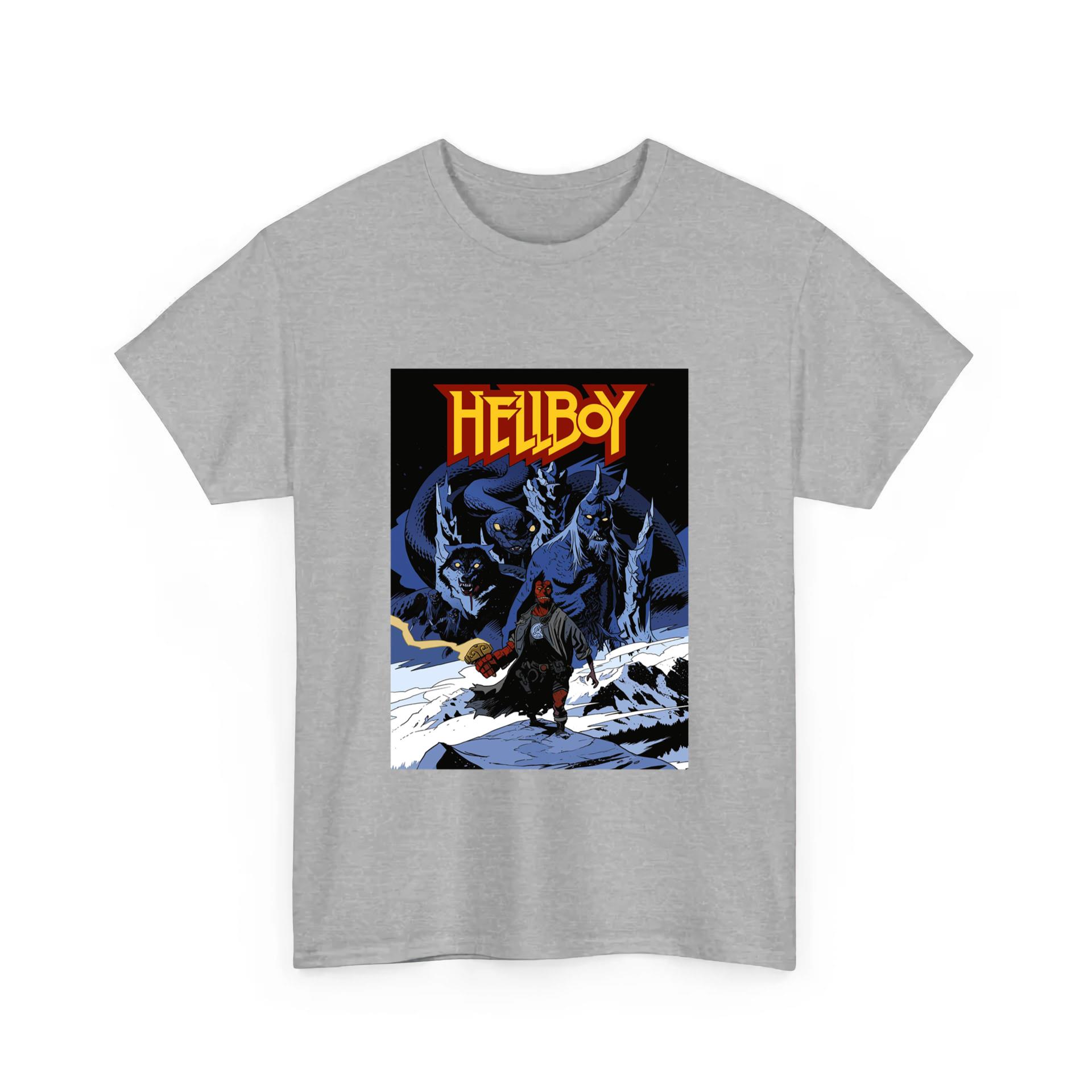 Classic Hero Poster Graphic Tee, Retro Comic Style Unisex Shirt ...