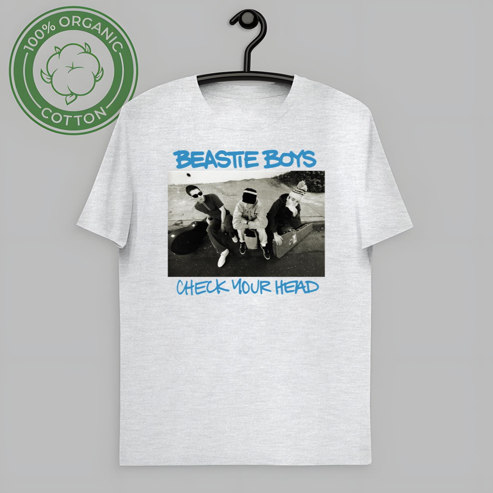 Classic Hip Hop Band Graphic Tee - Retro Music CHECK YOUR HEAD Style ...