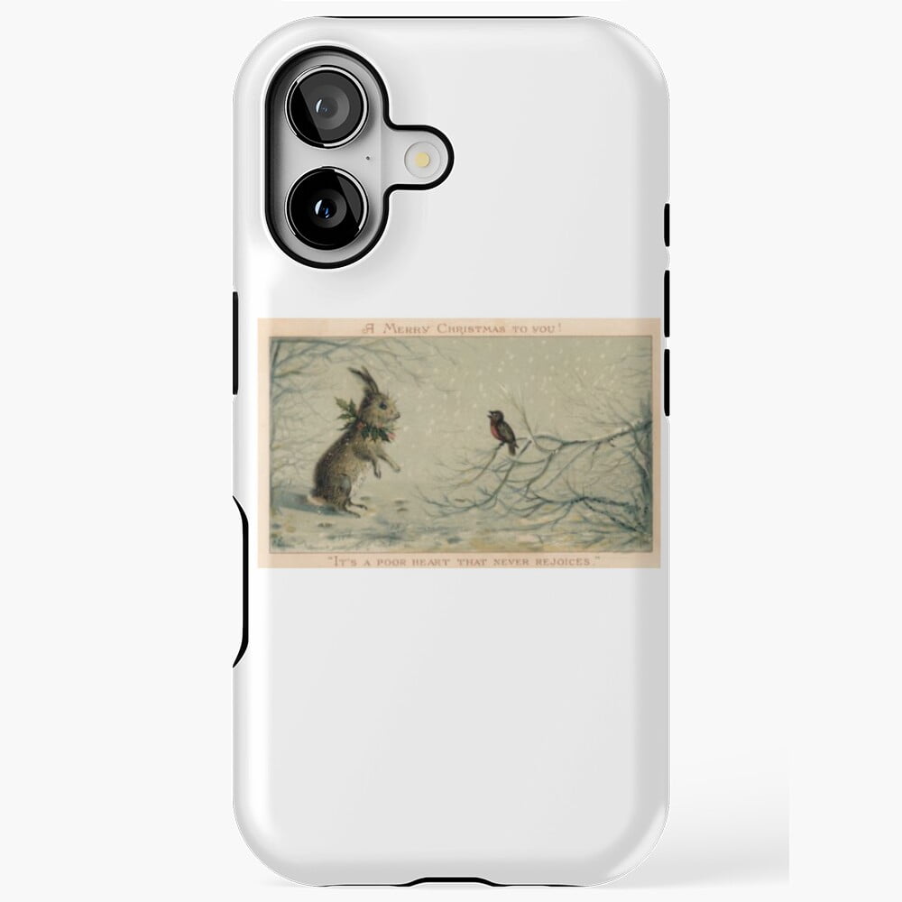 Classic Holiday Cheer Vintage Art Scene Case for iPhone 17 11 12 13 14 ...