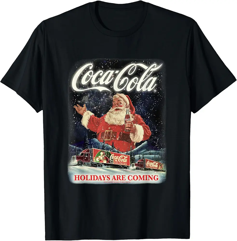 Classic Holiday Cola Festive Hat Christmas Season Coming Retro Cheer ...