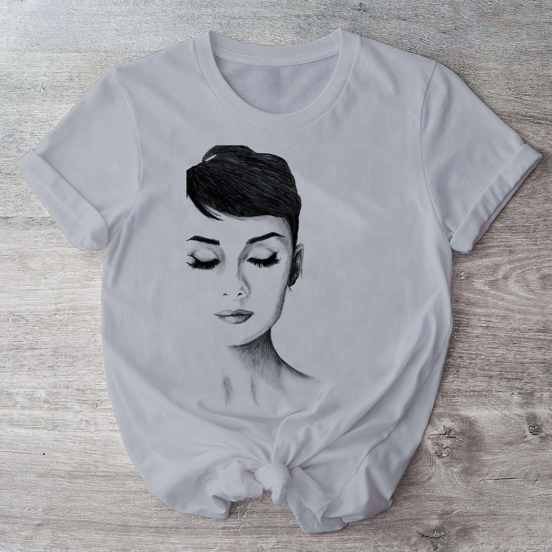 Classic Hollywood Icon Shirt, Vintage Elegance Homage T-Shirt, British ...