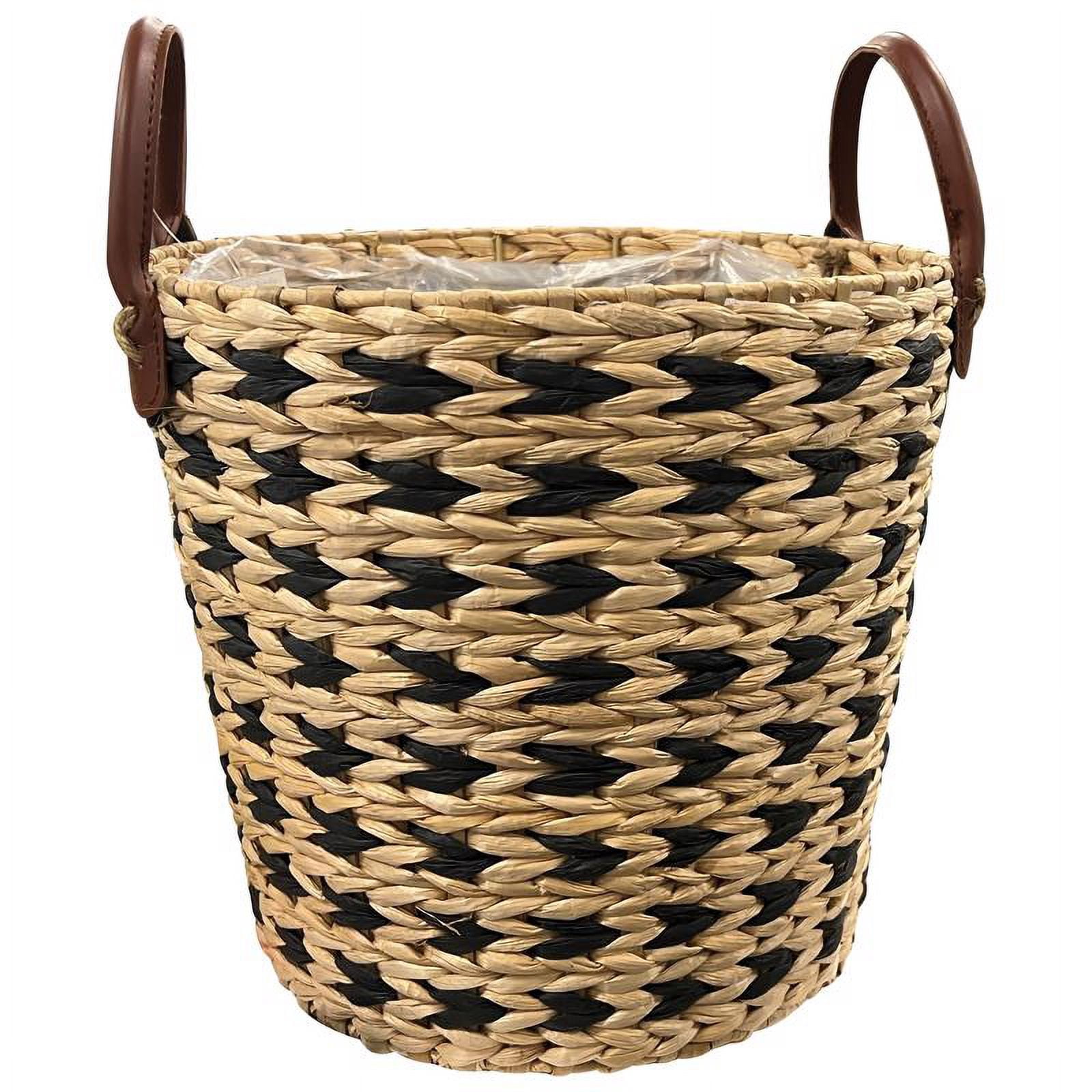 Classic Home & Garden 9.8 in. H X 11 in. D Natural Fiber Mali Planter ...