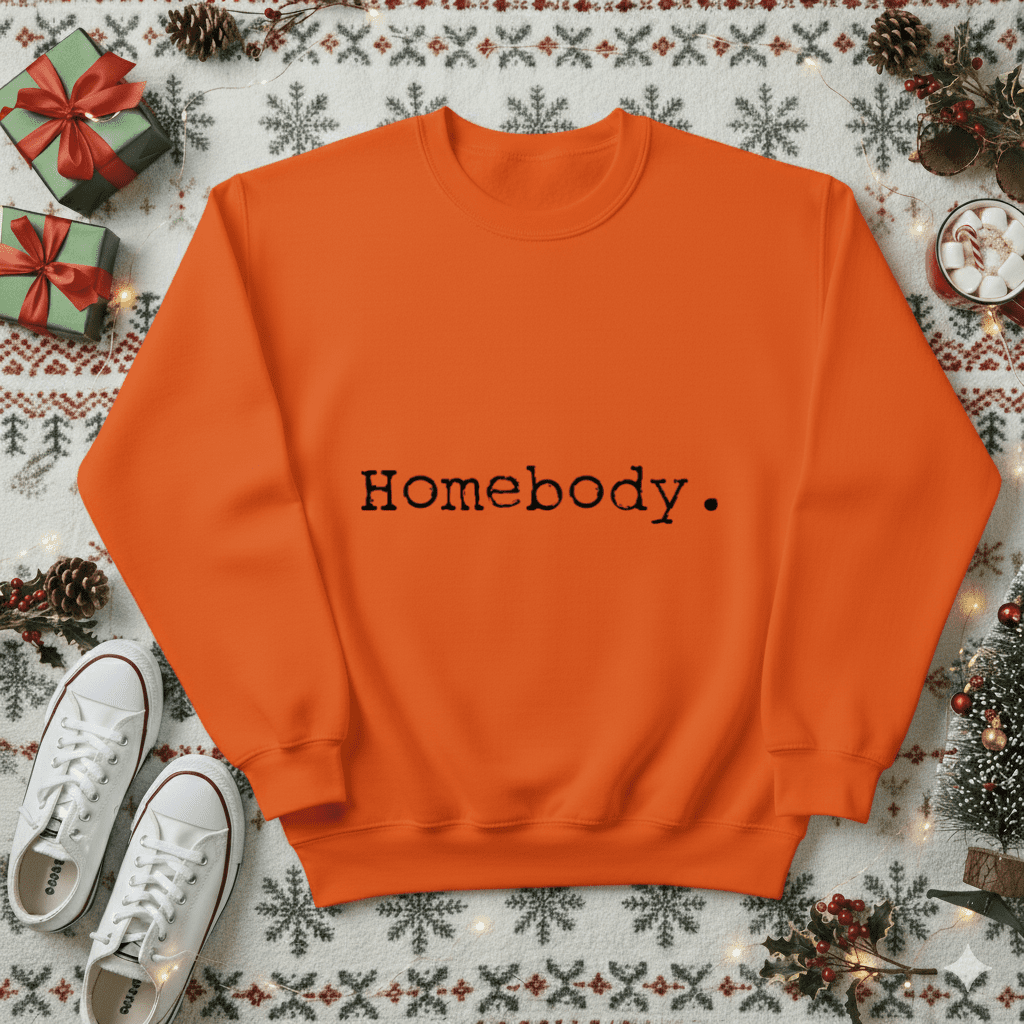 Classic Homebody Festive Cozy Winter Holiday Cheerful Graphic ...