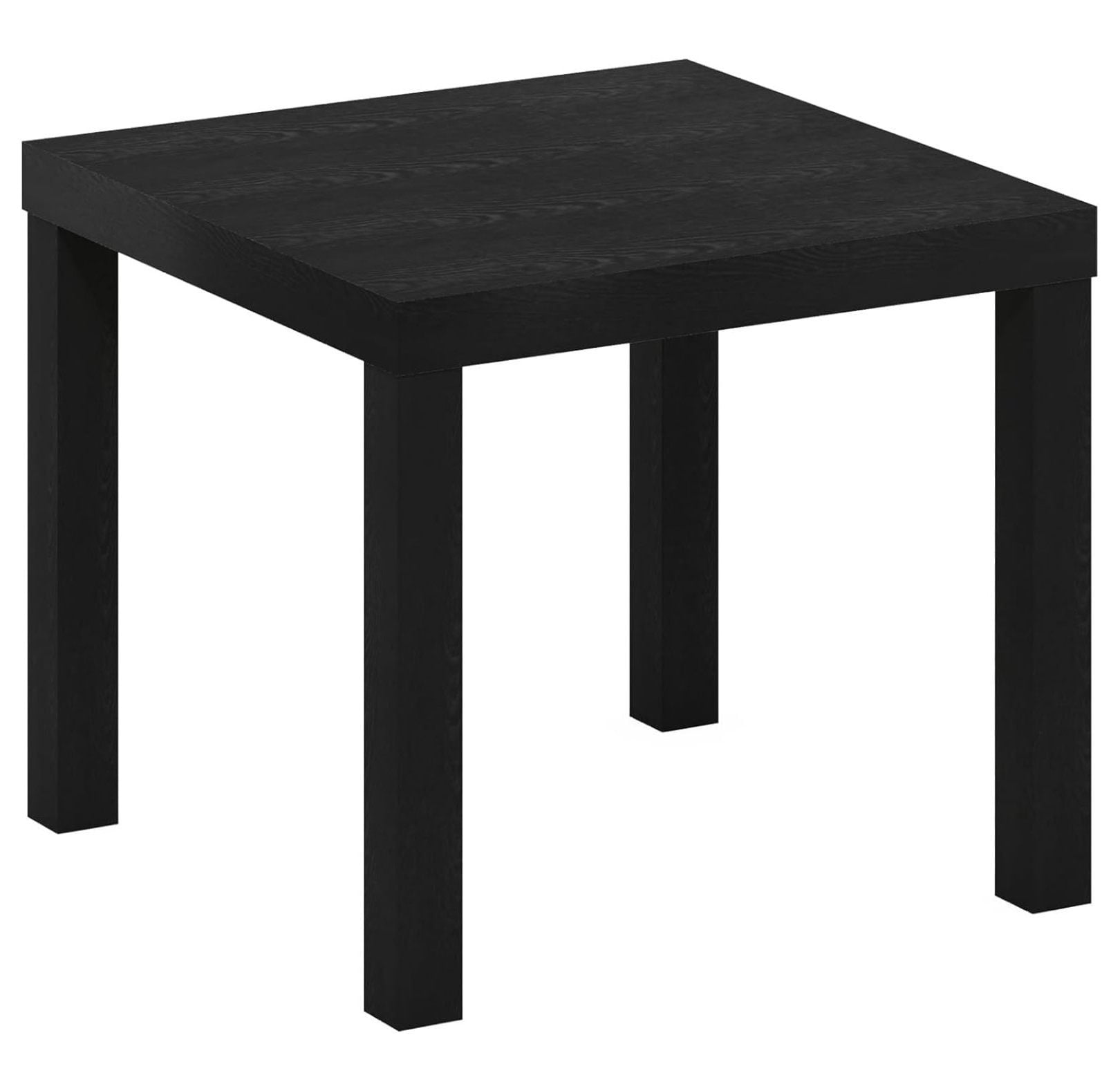 Classic Homey Square Parsons Side End Table, 1-Pack, Black - Walmart.com