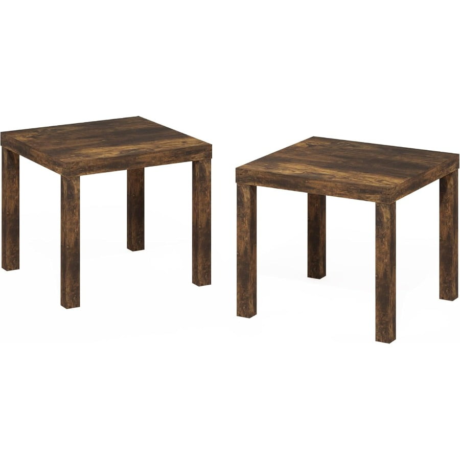 Classic Homey Square Parsons Side End Table, 1-Pack, Black - Walmart.com