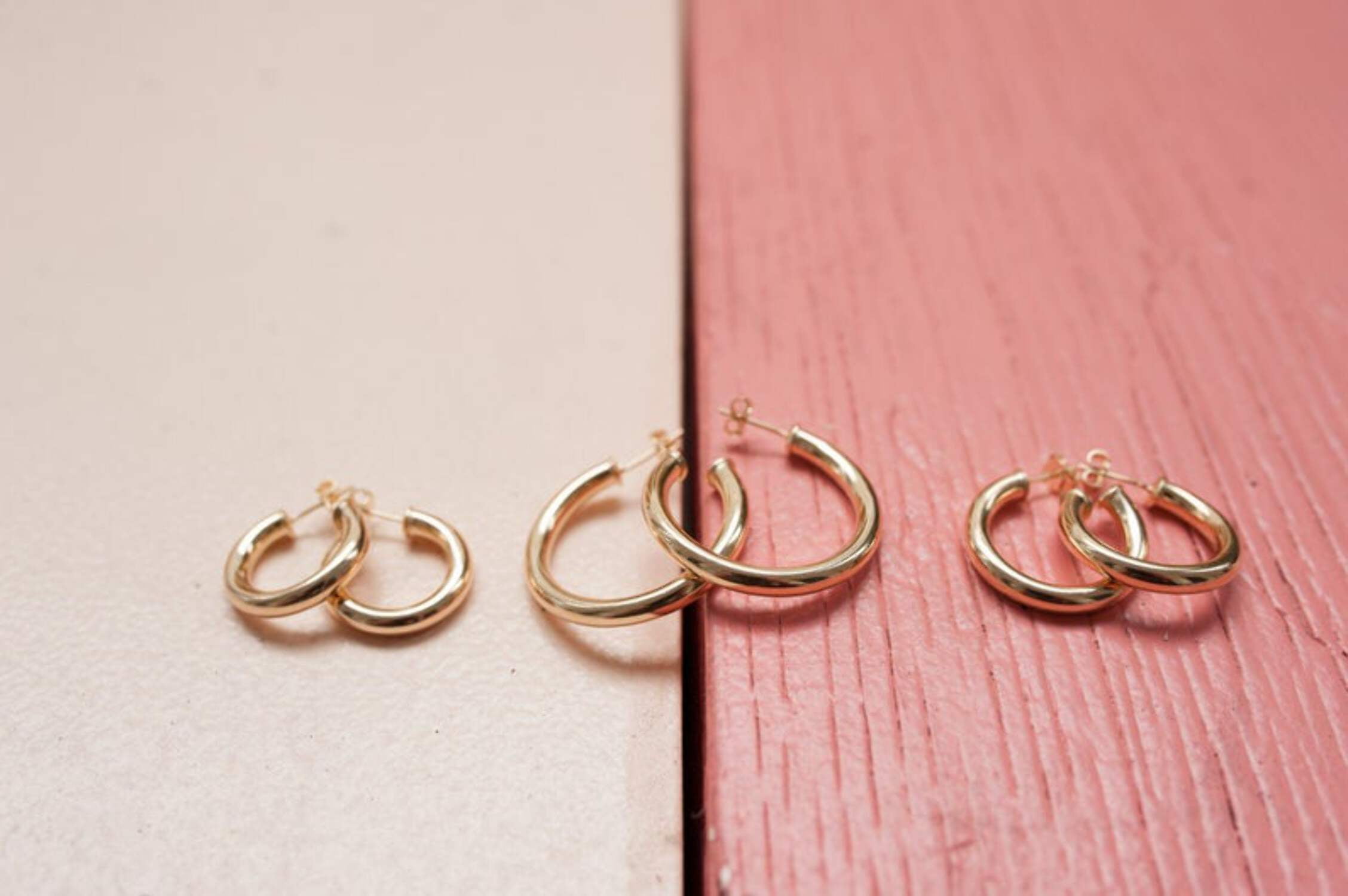 Classic Hoop Earrings (J48)(J51)(J71) - Walmart.com