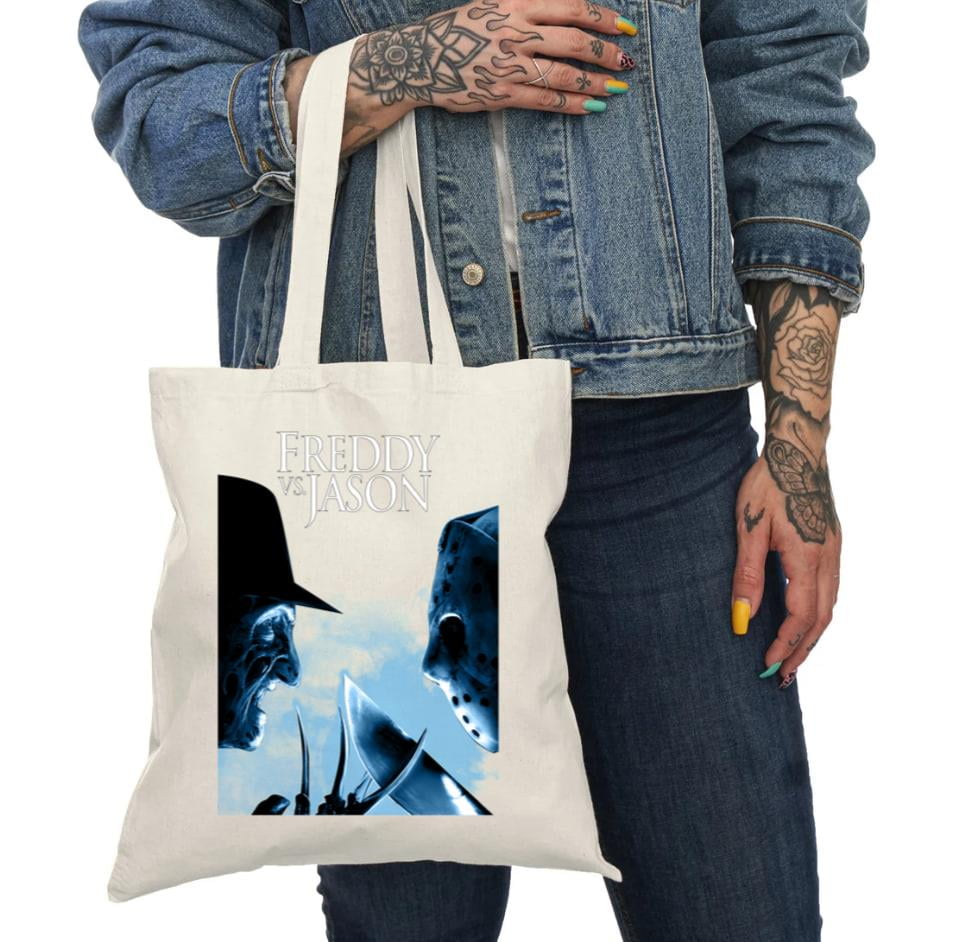 Classic Horror Duo Graphic , Slasher Movie Tribute Halloween Bag ...