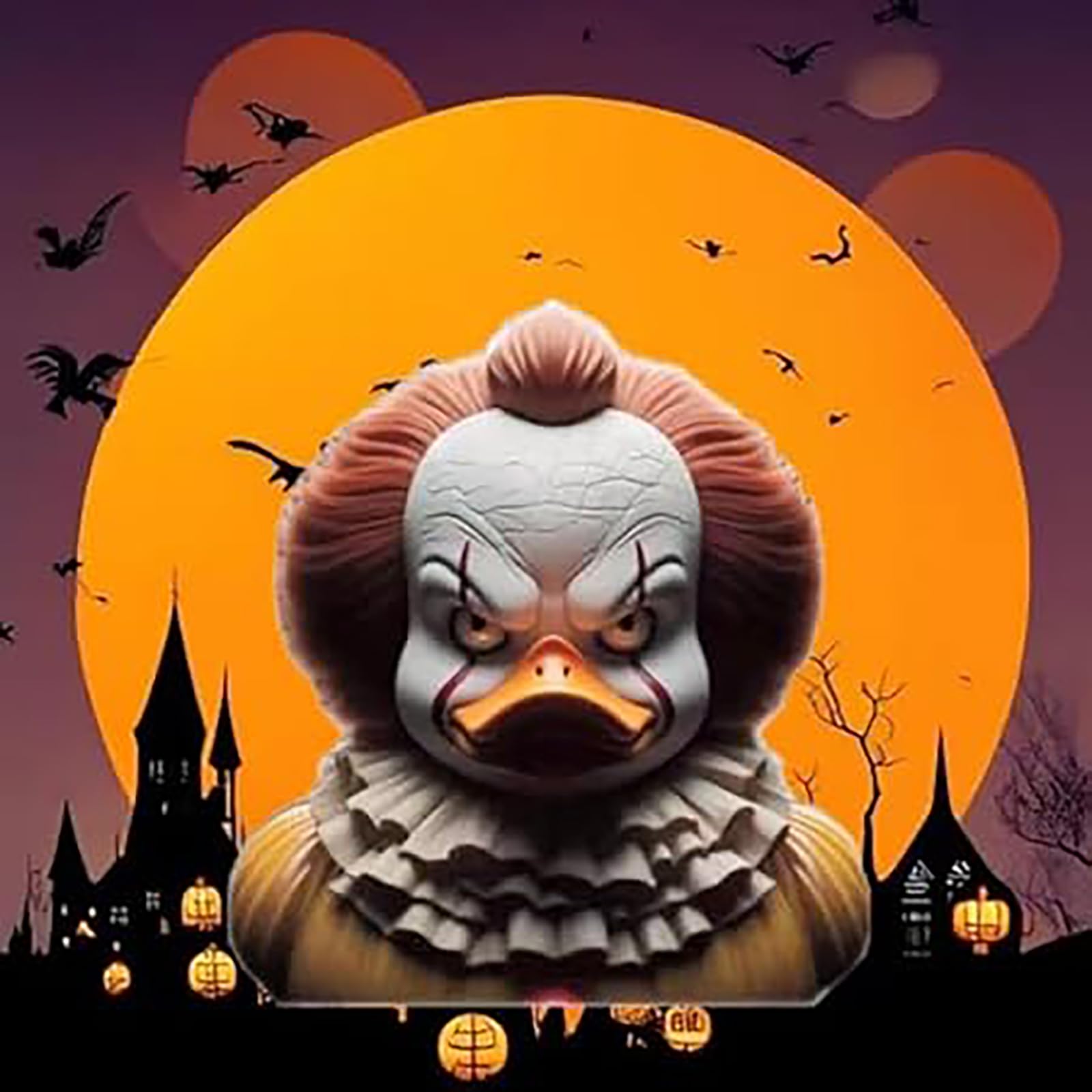 Classic Horror Movie Character Duck,Halloween Horror Duck Decor, Horror ...
