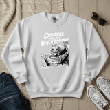 Classic Horror Movie Creature Black Lagoon Swim Risk Graphic Pullover ...