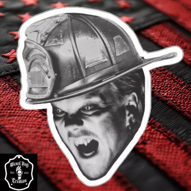 Classic Horror Movie Stickers The Lost Boys Vampire Firefighter Themed ...