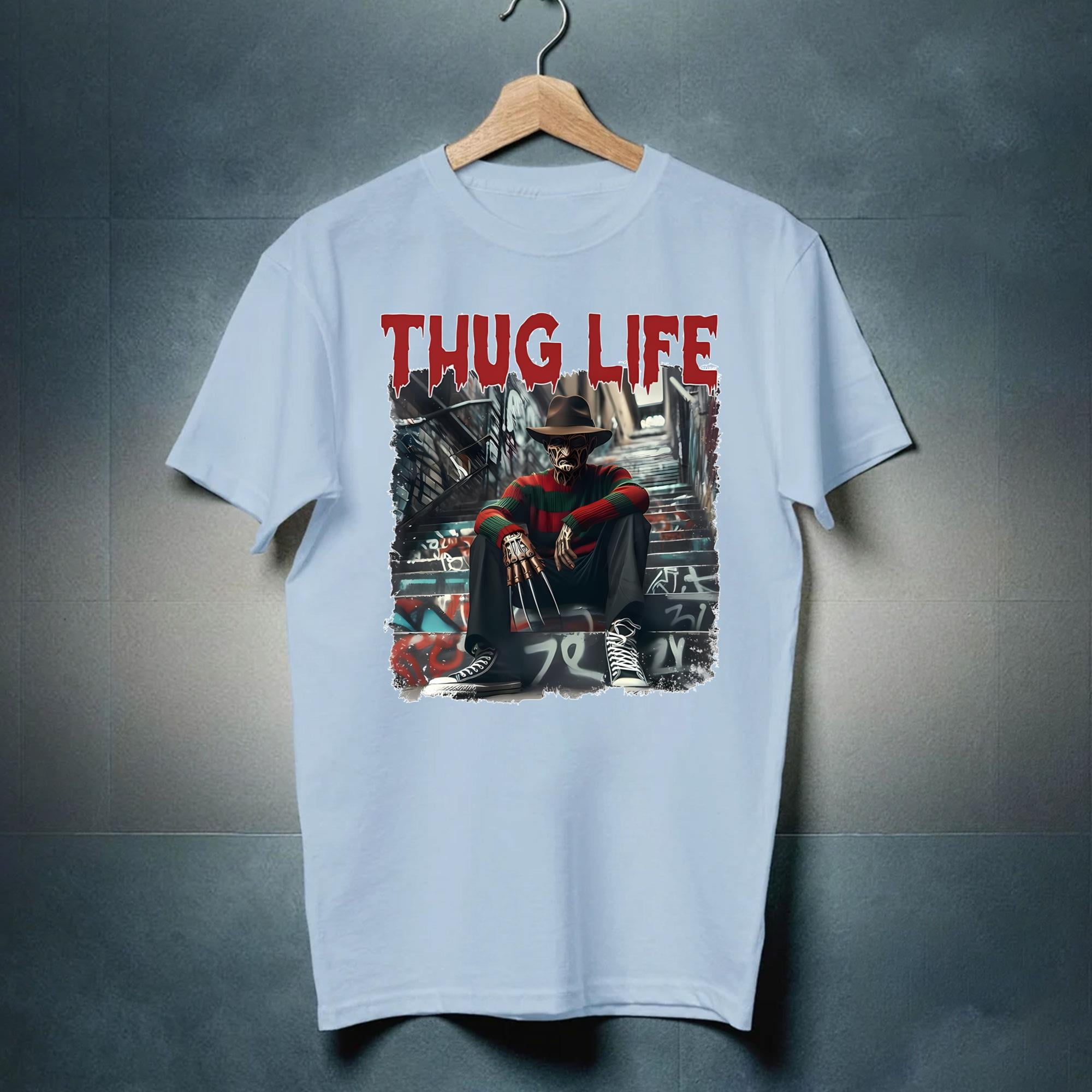 Classic Horror Villain-Inspired Shirt, Retro Slasher Vibe Halloween ...