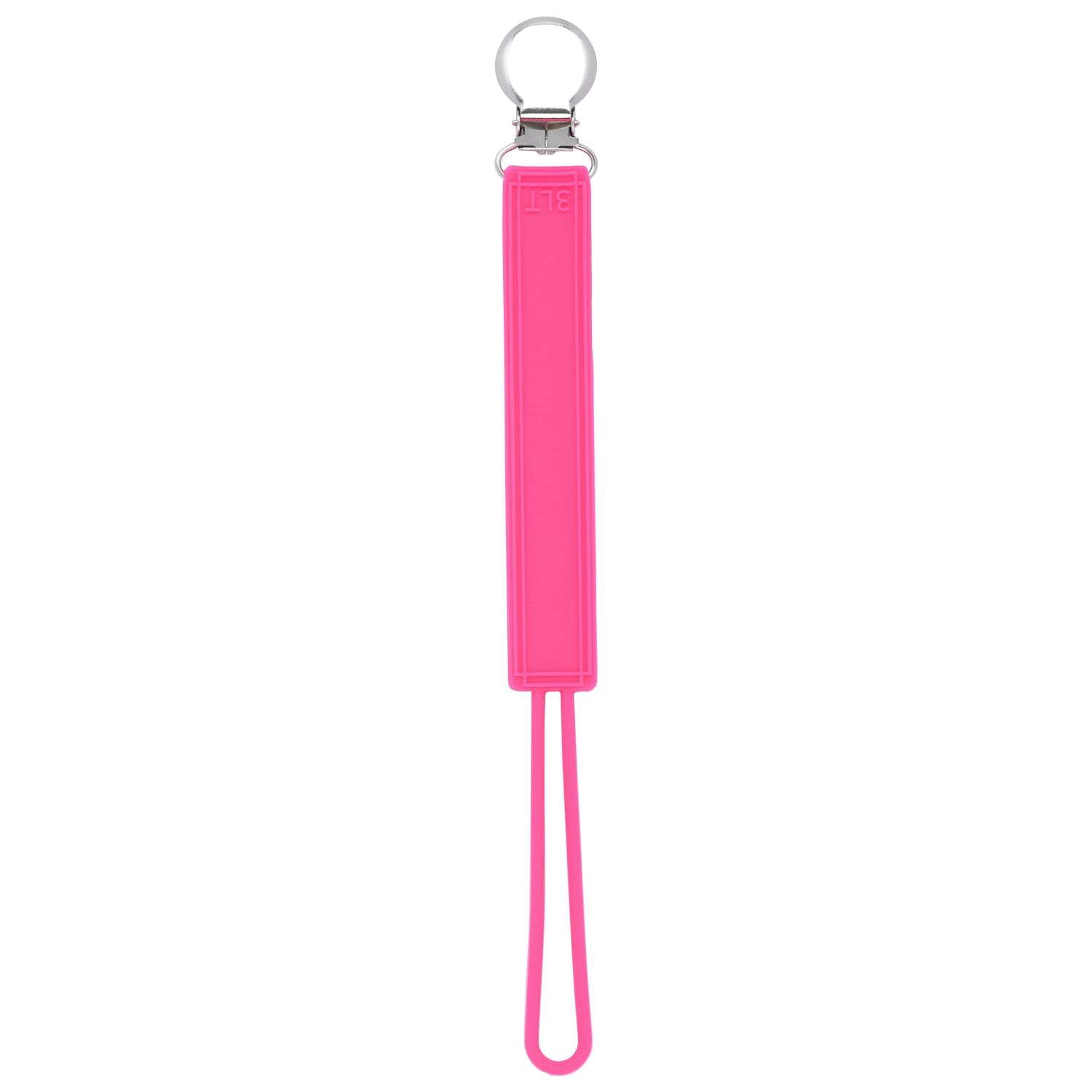 Classic Hot Pink Barbie All Silicone One Piece Pacifier Clip - Walmart.com