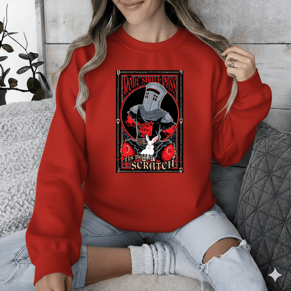 Classic Humor Monty Python Tis But A Scratch Retro Graphic Sweatshirt V11553, up to size 5XL ...