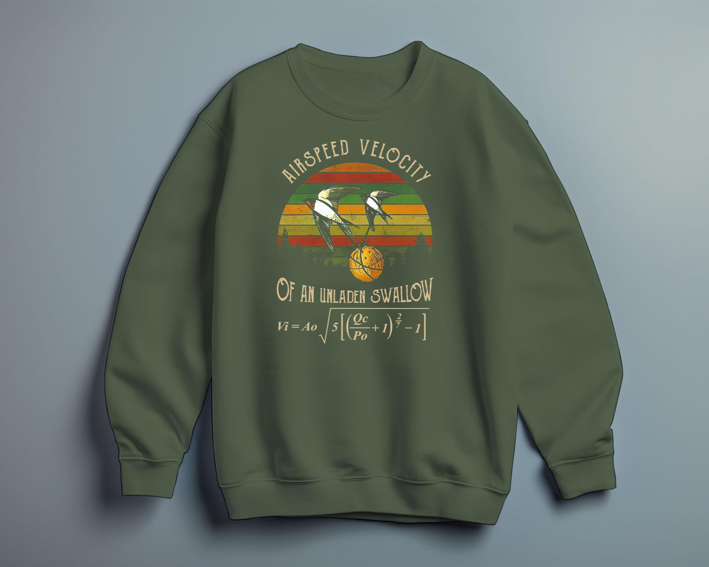 Classic Humor Movie Quote Shirt, Vintage Swallow Airspeed Tee - Walmart.com