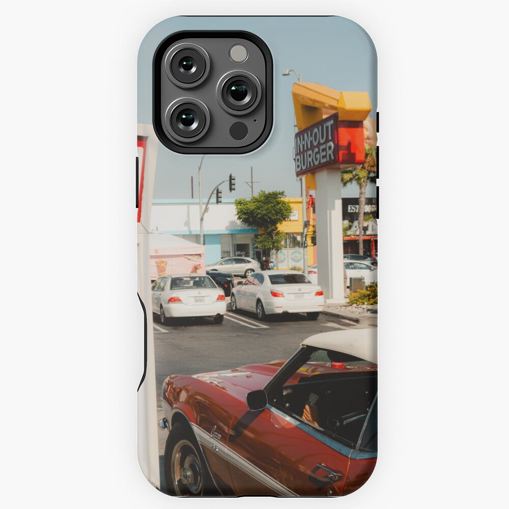 Classic In-N-Out Burger Logo Phone Case for iPhone 16 15 14 13 12 11 ...