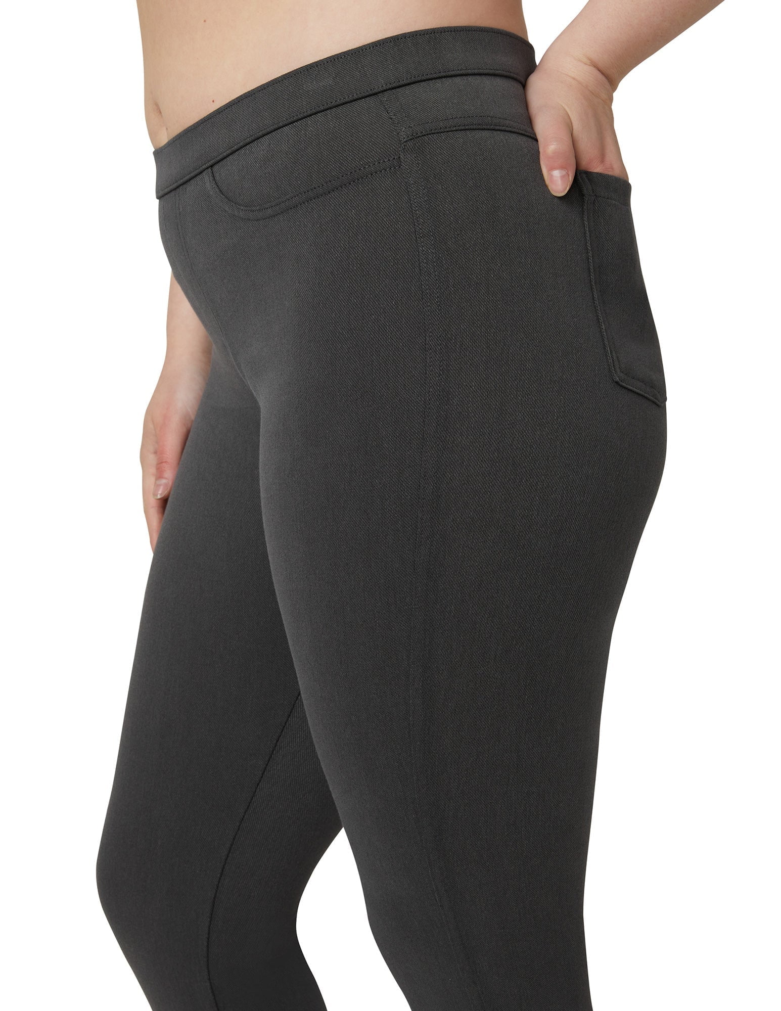 No nonsense Women's Classic Indigo Denim Legging, Grey Denim, XX-Large ...
