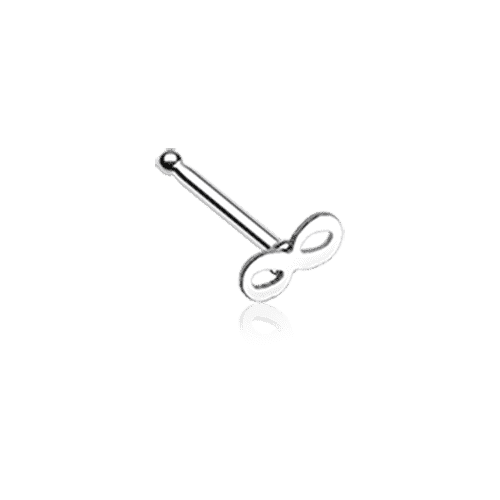 Classic Infinity Loop Nose Stud Ring - Walmart.com