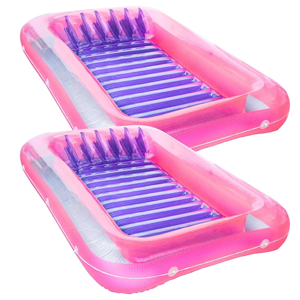 Classic Inflatable Tanning Float Floating Lounge, Personal Tan Pool ...