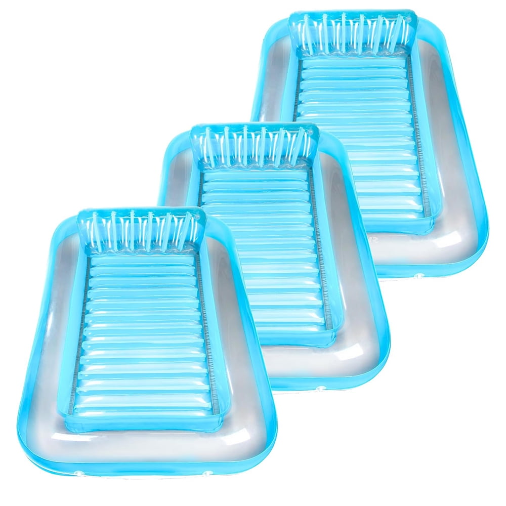 Classic Inflatable Tanning Float Floating Lounge, Personal Tan Pool ...