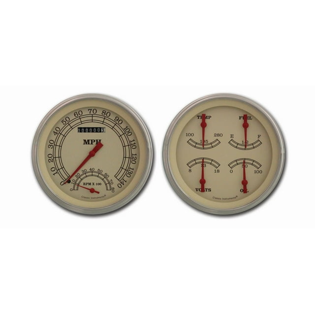 Classic Instruments CT47VT62 Vintage Truck Gauge Package - Walmart.com
