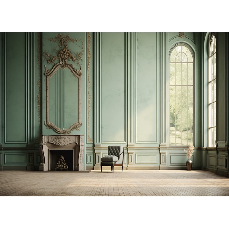 Classic Interior Wall Window Empty Room Photography Backdrops Props ...