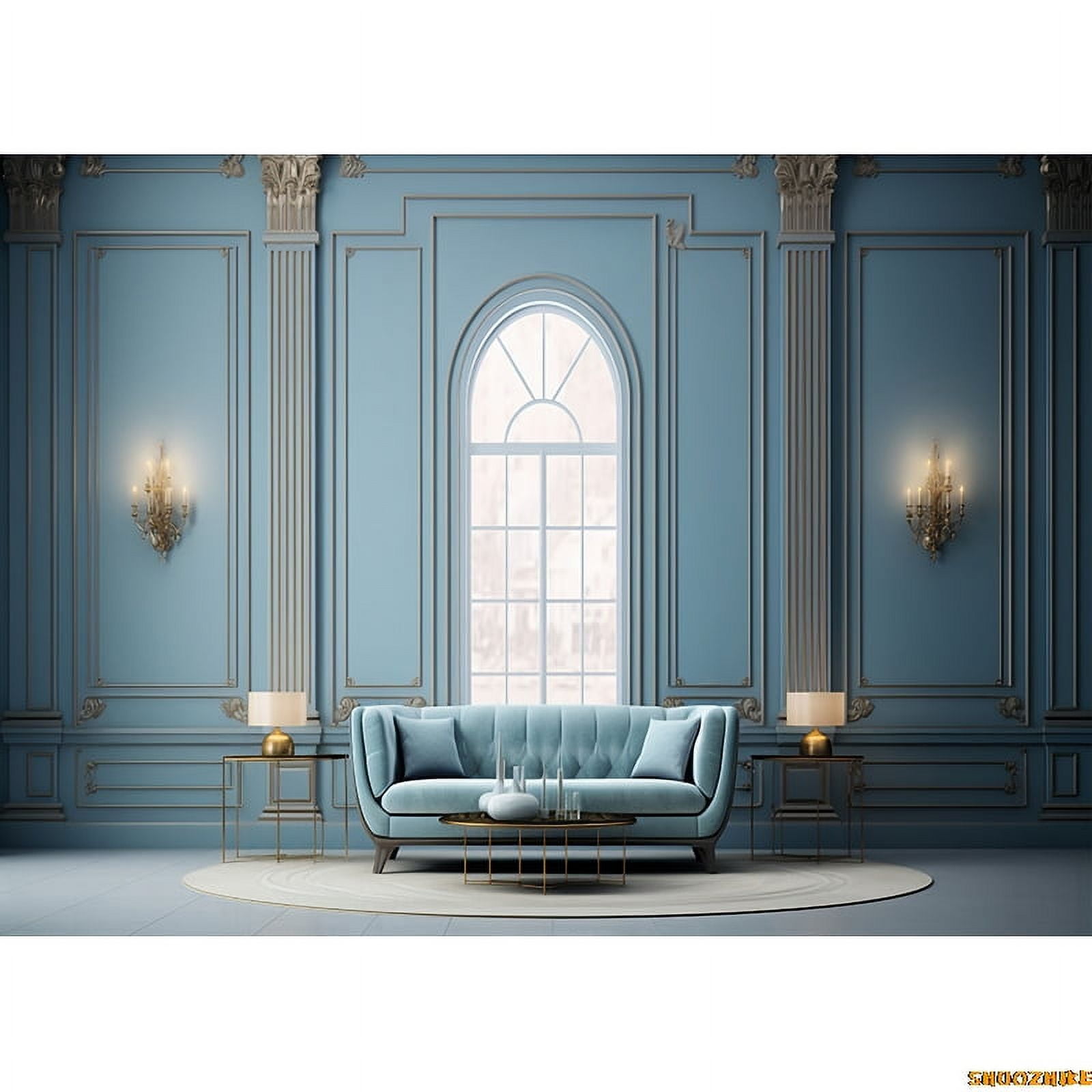 Classic Interior Wall Window Empty Room Photography Backdrops Props ...