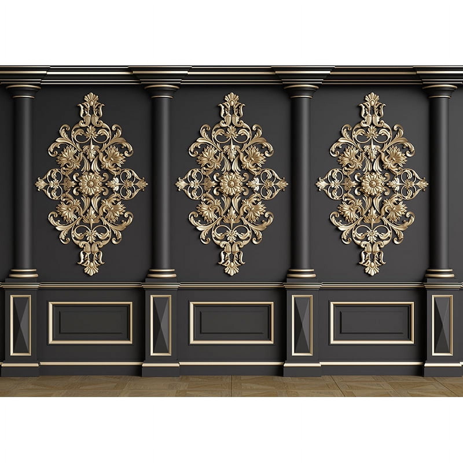 Classic Interior Wall With Mouldings Empty Room Photography Backdrops ...