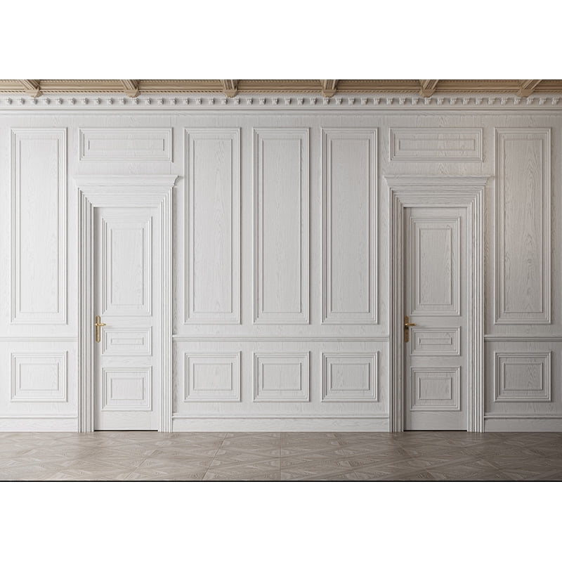 Classic Interior Wall With Mouldings Empty Room Photography Backdrops ...