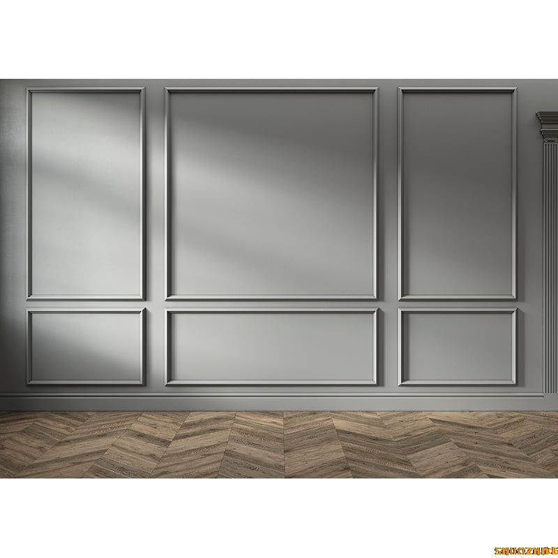 Classic Interior Wall With Mouldings Empty Room Photography Backdrops ...