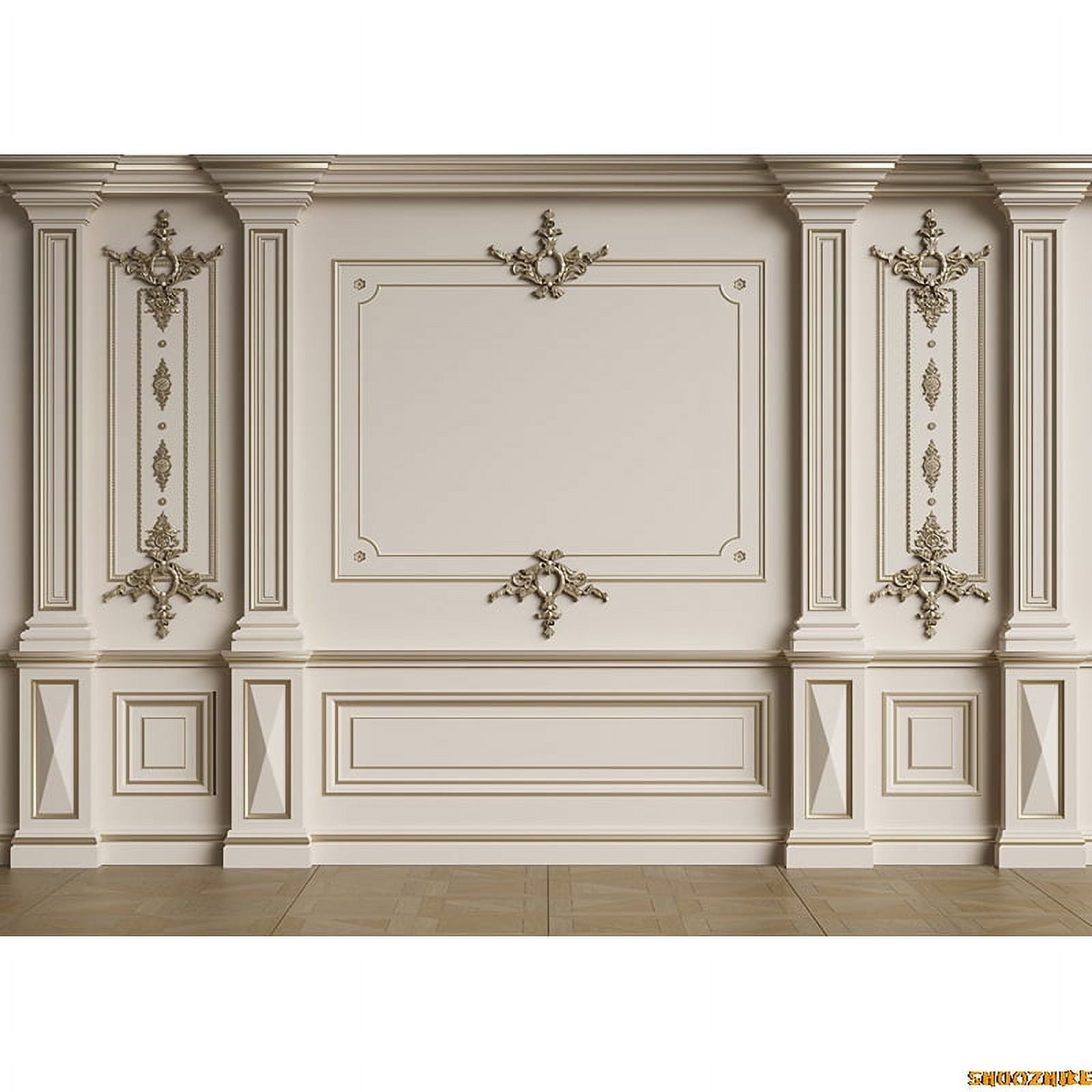 Classic Interior Wall With Mouldings Empty Room Photography Backdrops ...