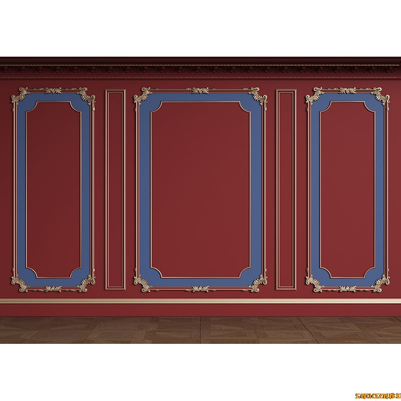 Classic Interior Wall With Mouldings Empty Room Photography Backdrops ...