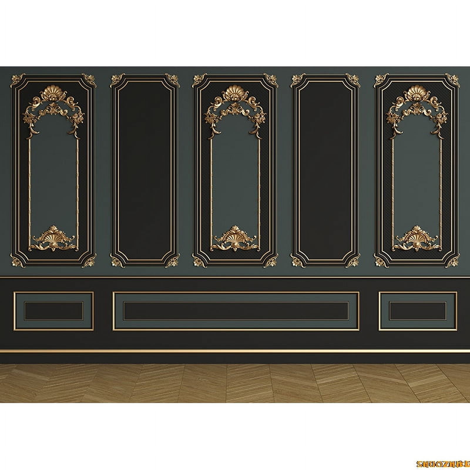 Classic Interior Wall With Mouldings Empty Room Photography Backdrops ...